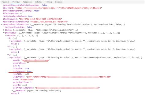 Sharepoint Retrieve Sharing Links For A Folder Stack Overflow