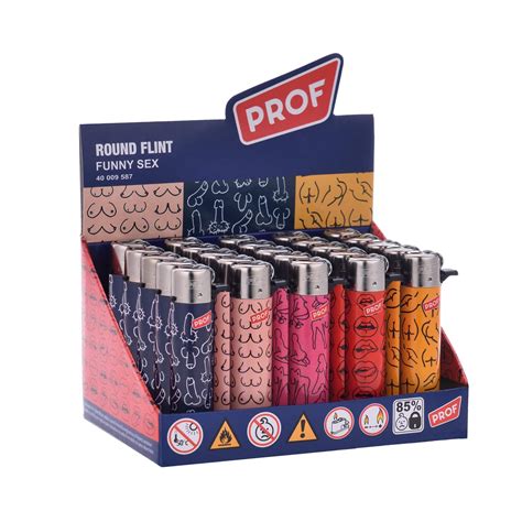 Prof Funny Sex Flint Lighter Jware