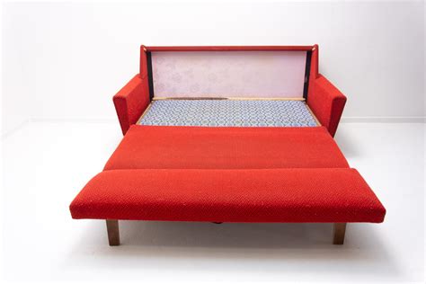 Mid Century Folding Sofabed 1960´s Czechoslovakia For Sale At 1stdibs