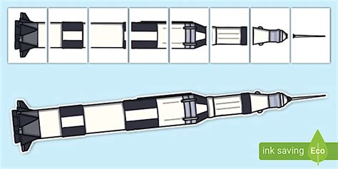 Large Rocket Display Cut Outs Twinkl