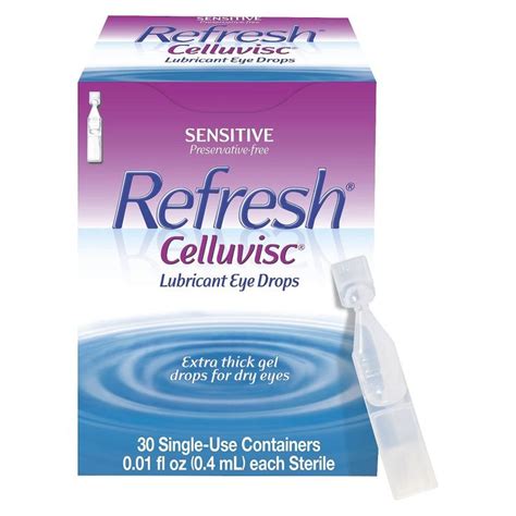 Refresh Celluvisc Lubricant Eye Drops 0 3 Fl Oz 30ct Dry Eye Drops Lubricant Eye Drops Dry