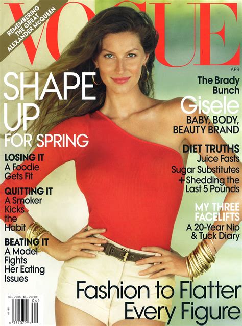 Gisele Wearing Slane Bangles On The Cover Of Vogue Gisele Bundchen