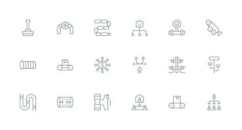 18 Minimal Line Designs For Flow Icons Display Icon Pack 70561406