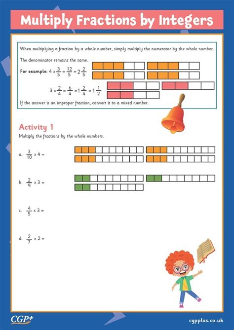 Multiply Fractions By Integers — Challenges Foundation Year 6 Worksheets Library