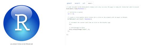 Shiny How To Send Messages From The Browser To The Server And Back