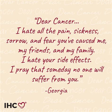 Cancer Sick Quotes Cancer Health Quotes To Control It Optimally