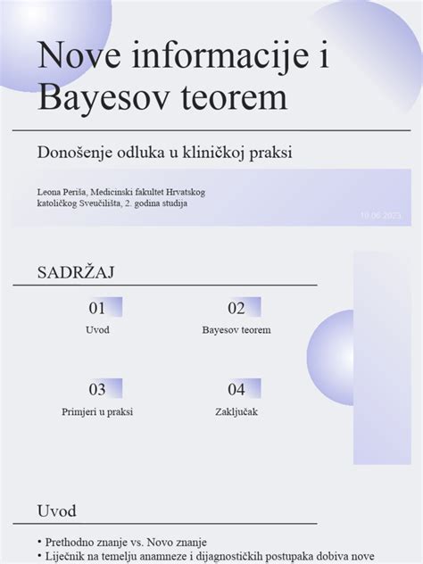 Bayesov Teorem Pdf