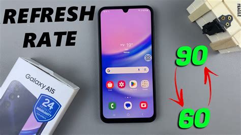 Samsung Galaxy A15 How To Enable Disable 90hz Refresh Rate Youtube