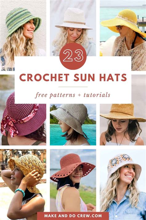 Crochet Hat With Brim Pattern