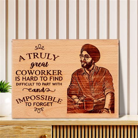 Farewell T Personalized Engraved Wooden Photo Frame Incredible Ts