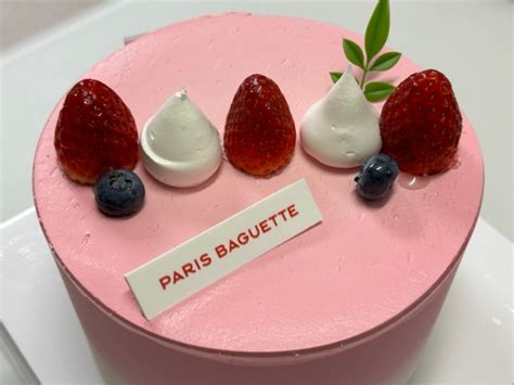 파리바게뜨 케이크 신제품 딸기 마블 쉬폰케이크 먹어본 후기 네이버 블로그