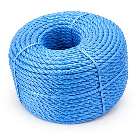 Blue Polypropylene Rope 30m Long 16 Mm Rope Maximum Breaking Load