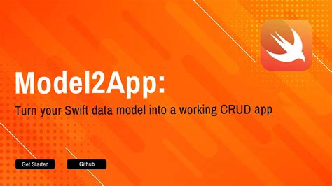 Model2app A Library For Generating Crud Apps From Swift Data Models