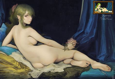 rule 34 ass barefoot blonde hair breasts brown eyes dryad dryad