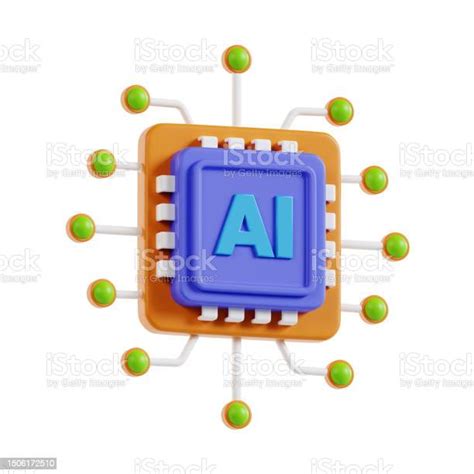 3d Ai 칩 아이콘입니다 프로세서 3d 아이콘 Cpu Ai 칩 3d 인공 지능 비즈니스 및 기술 개념 3차원 형태에 대한 스톡 사진 및 기타 이미지 Istock