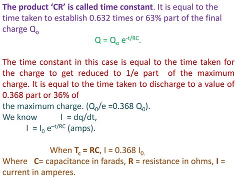 Rc Circuit Pptx Physics Science