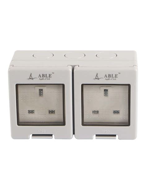 Waterproof Socket Double 13 Amp