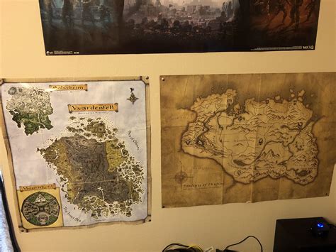 Setting Up Game Room In New House And Found My Morrowind Map Inside Its Case R Elderscrolls