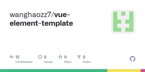 GitHub Wanghaozz Vue Element Template