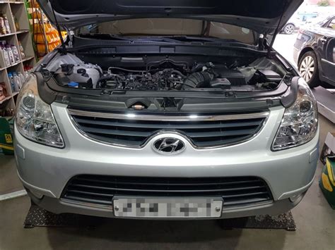 울산 베라크루즈 엔진오일 누유 기본 정비 오일필터 하우징 오링 인젝터 동와셔 연료필터 카트리지 연료계통 세정 오토미션 오일 네이버 블로그