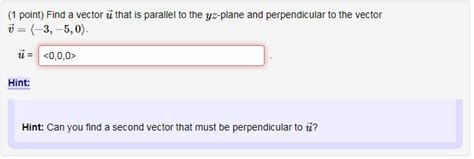 Solved point Find a vector ū that is parallel to the Chegg