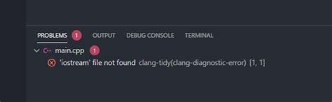 Iostream File Not Found · Issue 25 · Notskmvscode Clang Tidy · Github