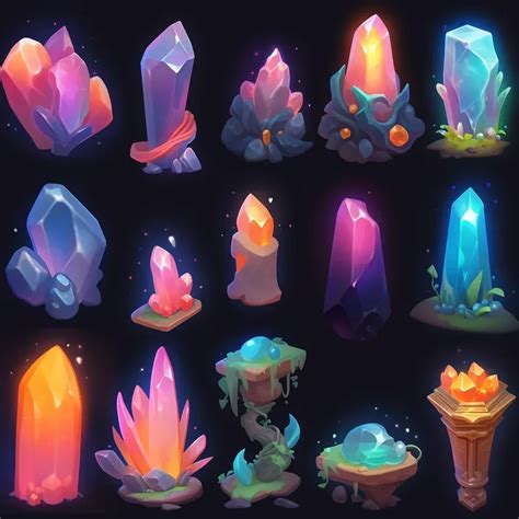 Game Icons Assets Designs Midjourney Prompt Promptbase