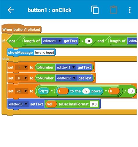 in sketchware how to create a calculator for any simple formula
