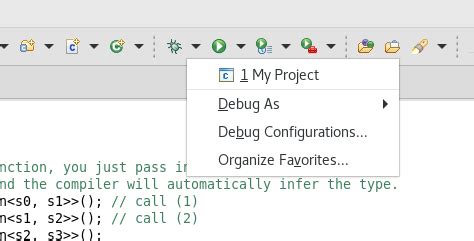 Debugging I Executable Outputs In The Eclipse IDE