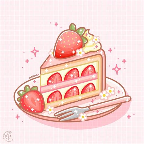 Cute Strawberry Shortcake Clipart