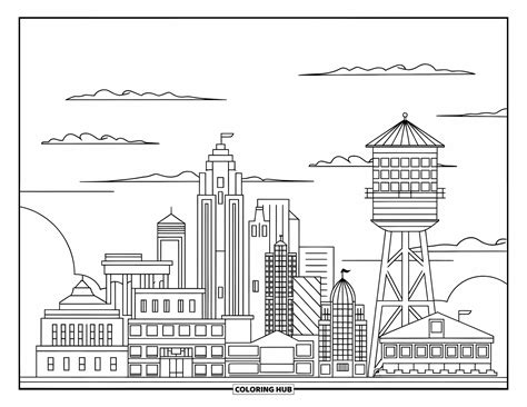 50 Dibujos De Ciudad Para Colorear Para Niños Y Adultos Gratis