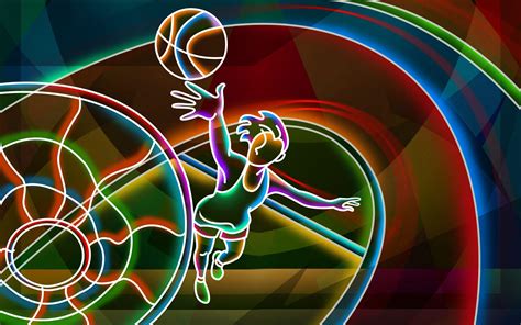 Neon Basketball Wallpapers Top Free Neon Basketball Backgrounds