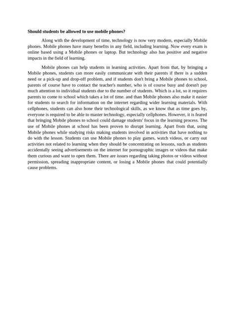 Argumentative Text Pdf