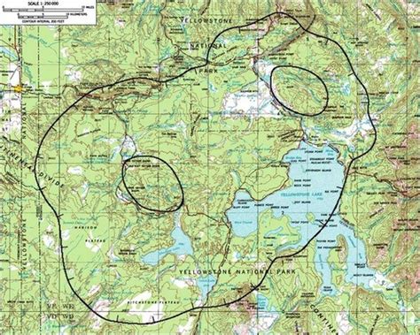 Topographic Map Of Yellowstone