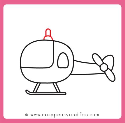 How To Draw A Helicopter Step By Step Drawing Tutorial Easy Peasy