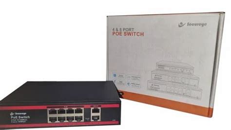 Secureye Port POE Switch LAN Capable Black At Rs 3840 Box In Bhopal ID 2852034332012