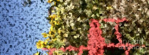 Sunflower Fields Abstract Squares Part 1 Digital Art By Jason Freedman Fine Art America