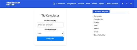 Calculate Tips Quickly And Easily With Tip Calculator