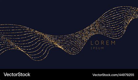 Abstract Background With Dynamic Waves Royalty Free Vector
