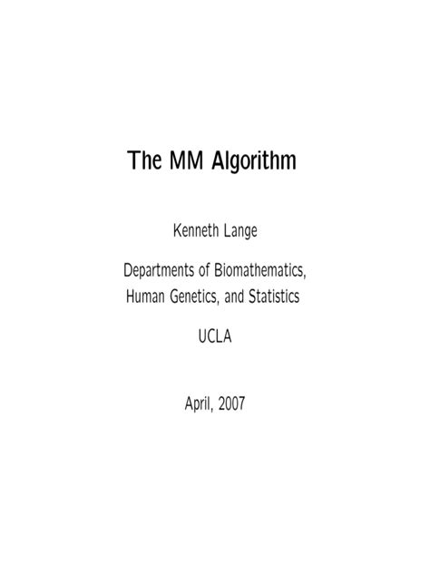 lange talk pdf mathematical optimization loss function
