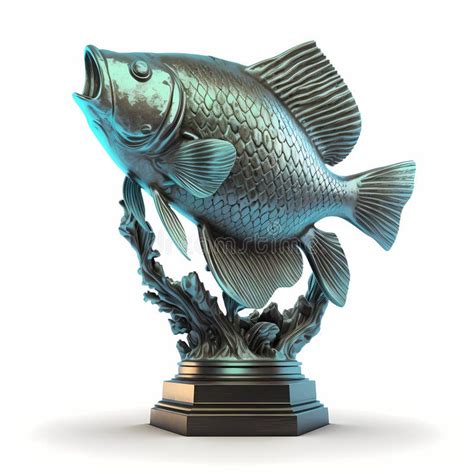 Sea Fish Trophy Generative Ai Stock Illustration Illustration Of