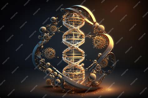 Premium Photo Dna Deoxyribonucleic Acid Nucleic Acid Genetic Code Cell Structure Molecule