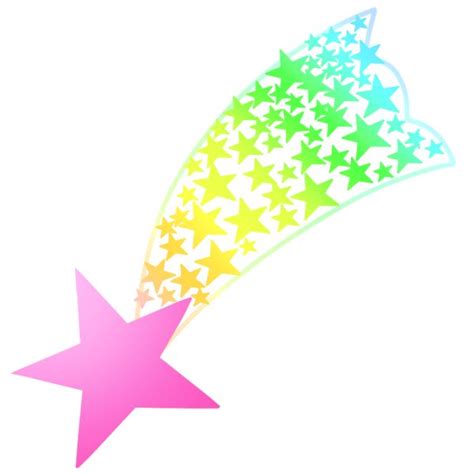 流れ星のイラスト かわいいフリー素材が無料のイラストレイン 流れ星 イラスト イラスト フリー素材