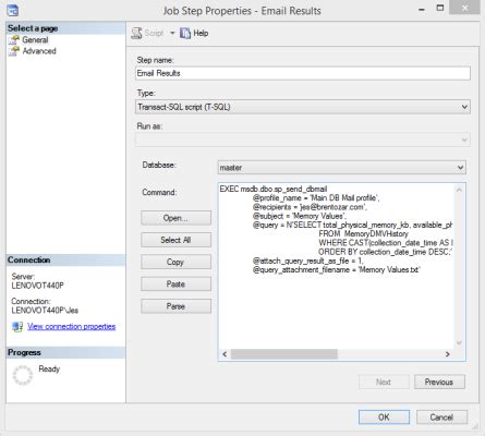 Email Query Results Using A SQL Server Agent Job Brent Ozar Unlimited