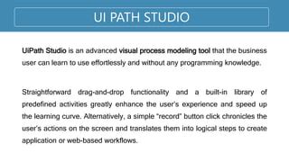 UI Path First Intro Pptx