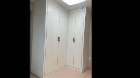 ㄱ자 붙박이장 철거 이전설치 Youtube