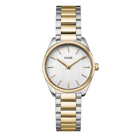 Cluse Féroce Mini Stalen Dameshorloge Bicolor Lucardi Nl