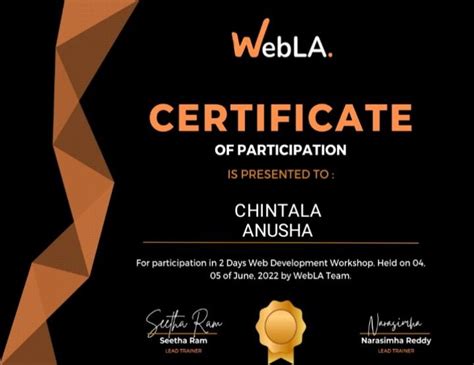 anusha chintala on linkedin i have earned a certificate of