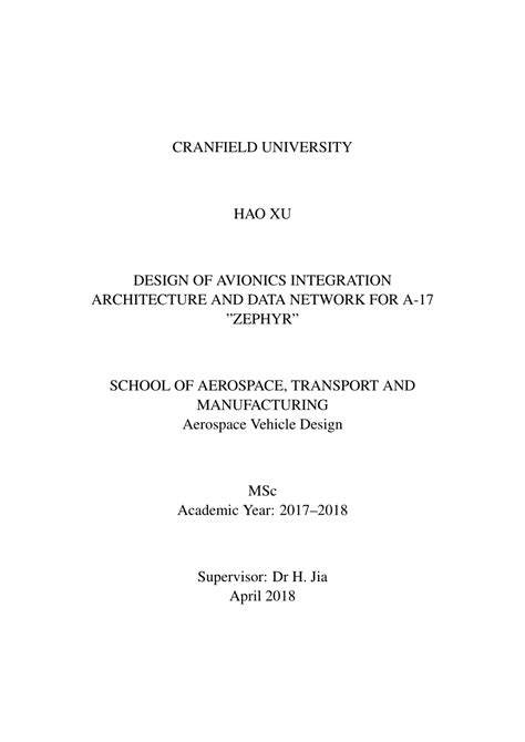 Pdf Design Of Avionics Integration Architecture Ima And Data
