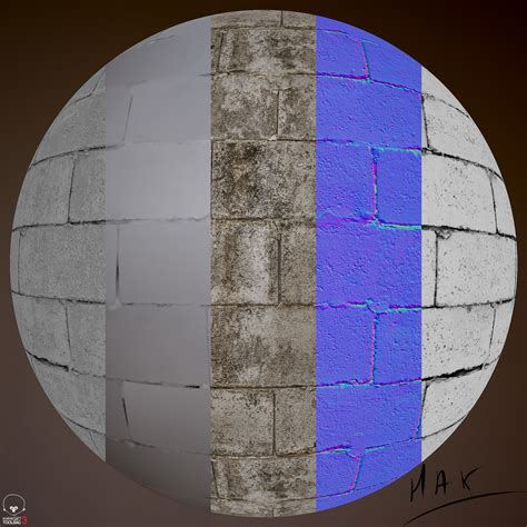 Makram Emile Daou Concrete Bricks Wall Photogrammetry Based